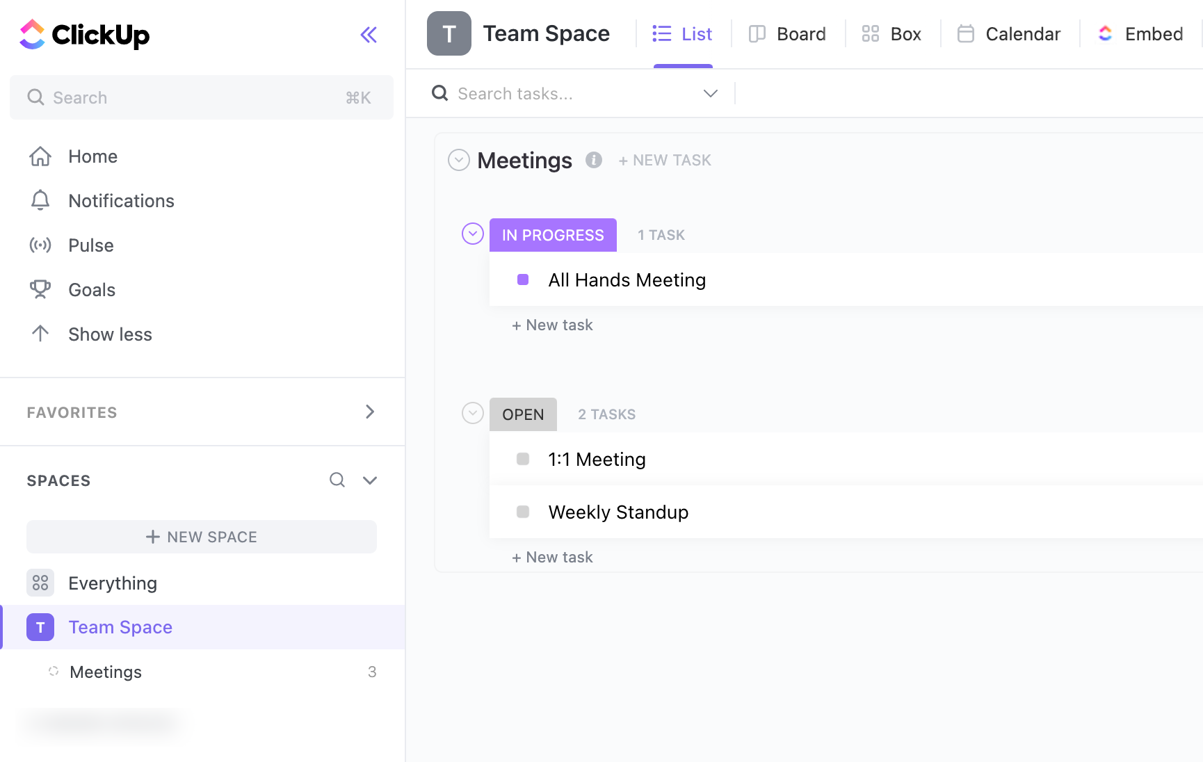 Using ClickUp For Team Meetings ClickUp Help