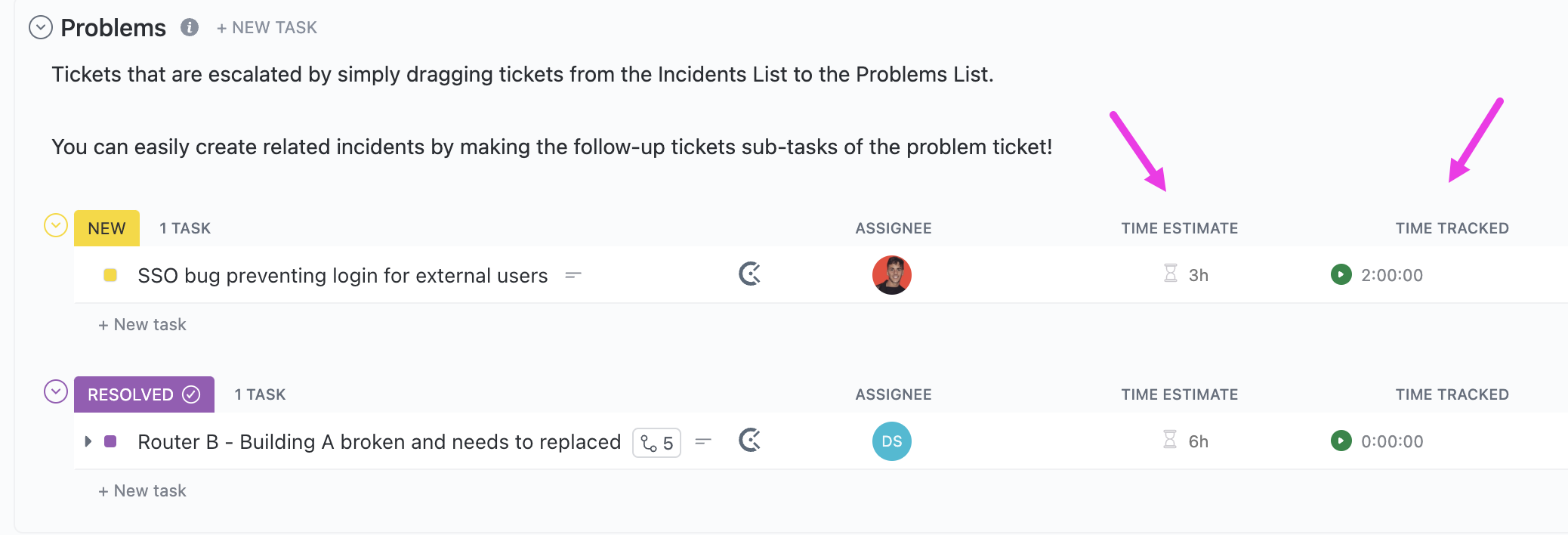 Use views for time reporting – ClickUp Help