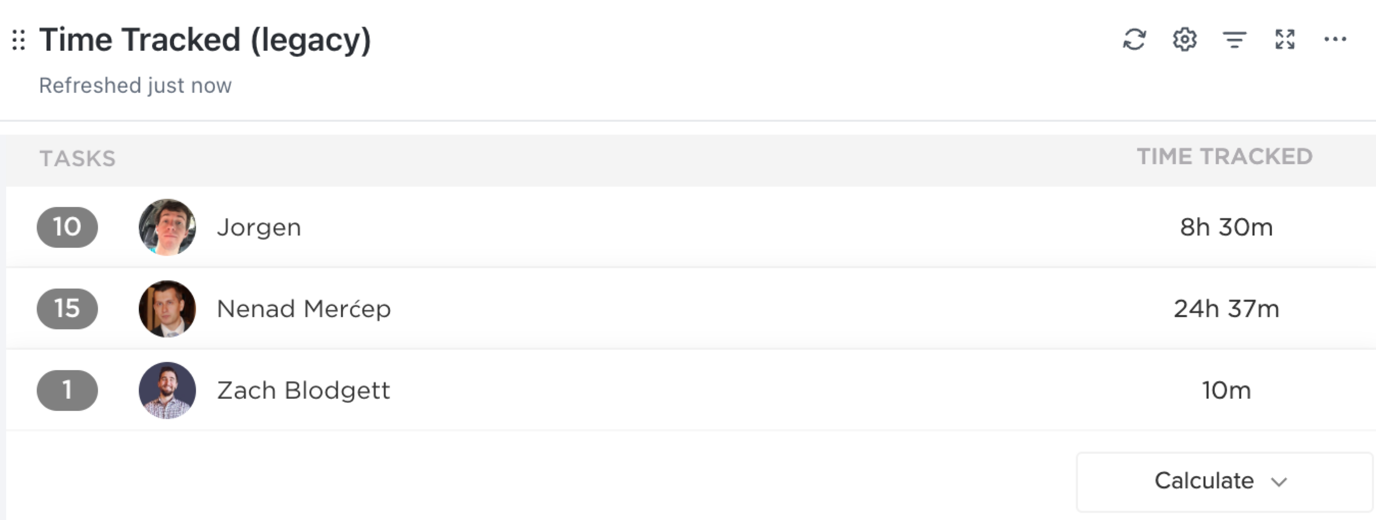 Use Dashboards for time reporting – ClickUp Help