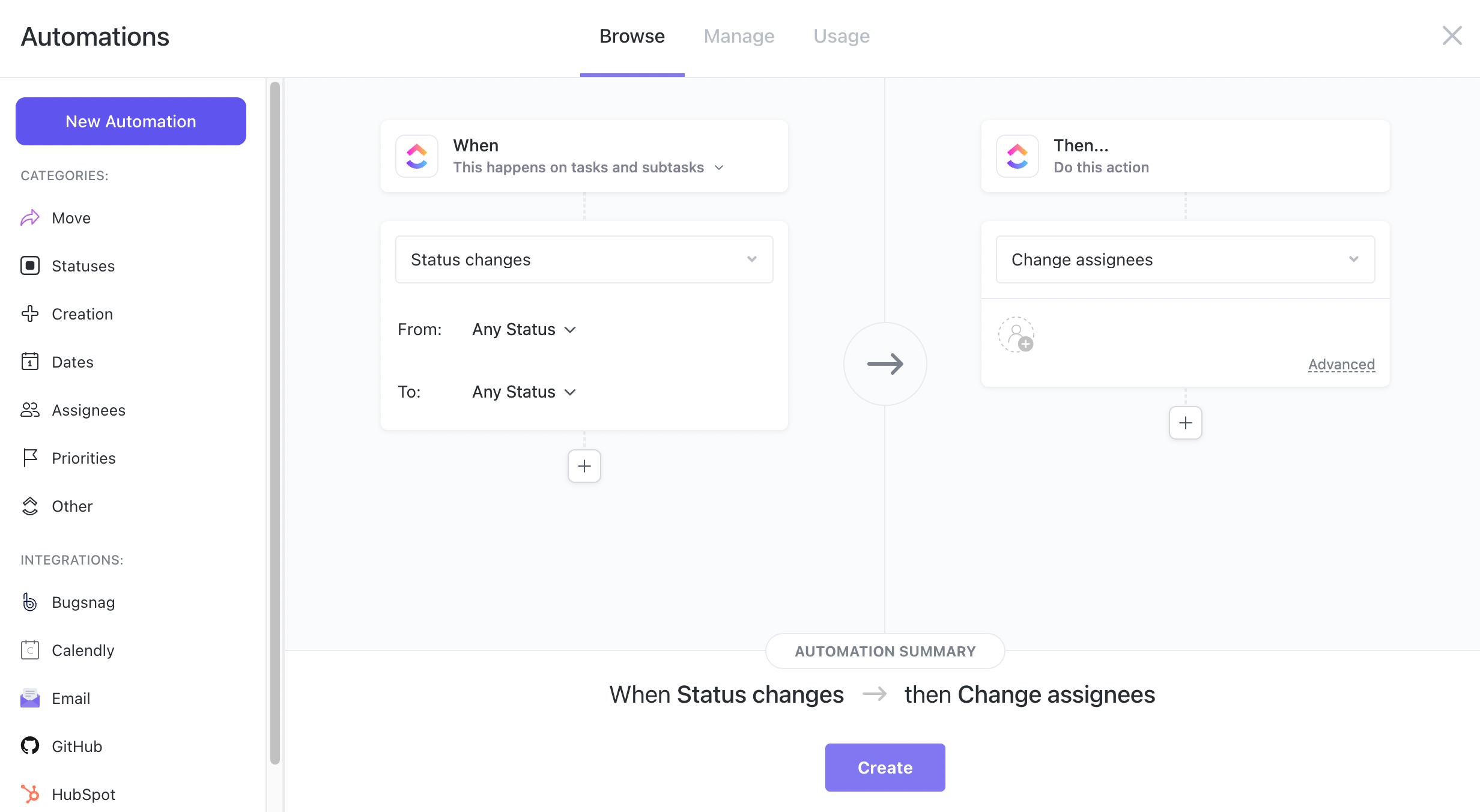 Intro to Automations – ClickUp Help