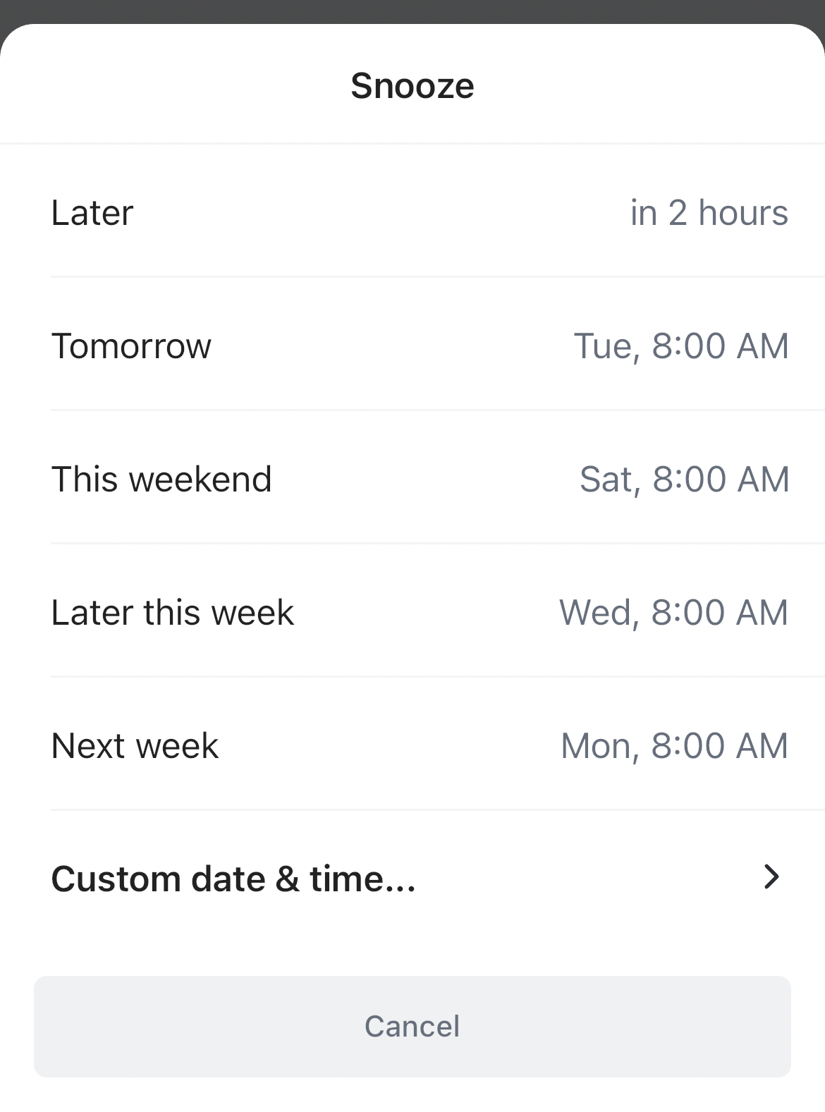 Intro to Inbox on mobile – ClickUp Help