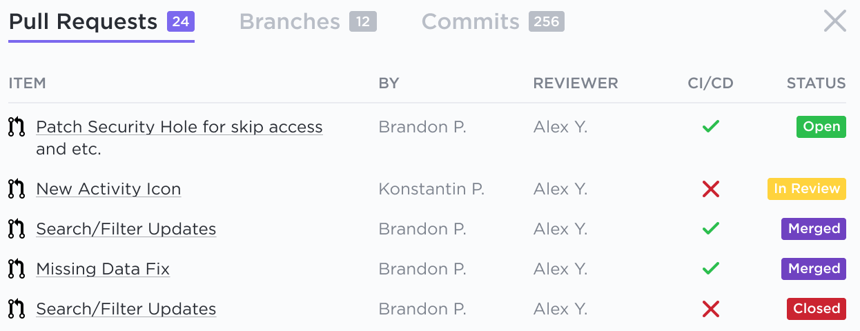 GitHub integration – ClickUp Help