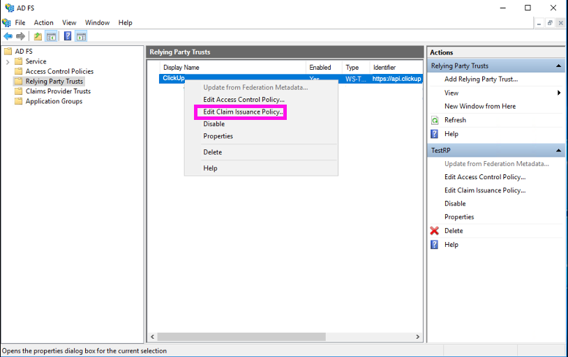 Configure on-premise Microsoft Active Directory with Active Directory Federation Service and ...