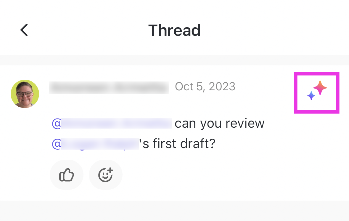 Summarize threads using ClickUp AI on the mobile app – ClickUp Help