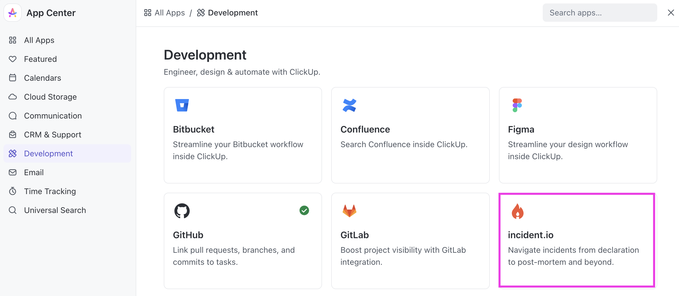Incident.io integration – ClickUp Help