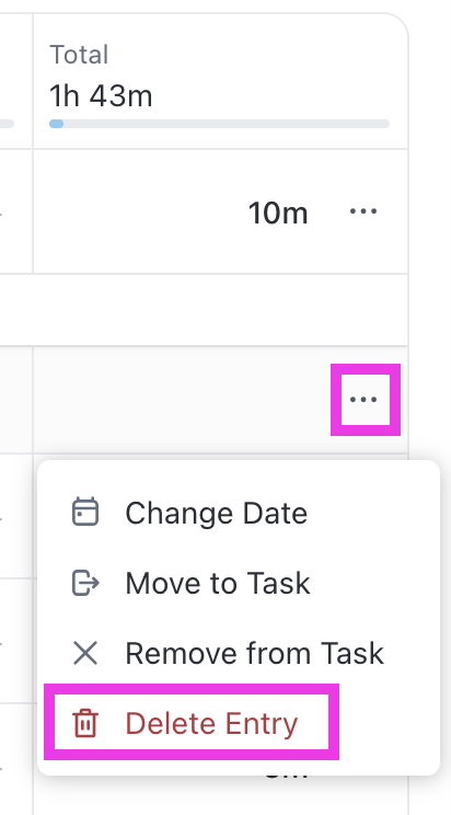 Edit time entries – ClickUp Help