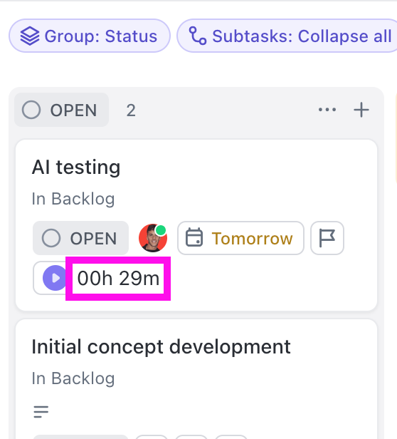 Edit time entries – ClickUp Help