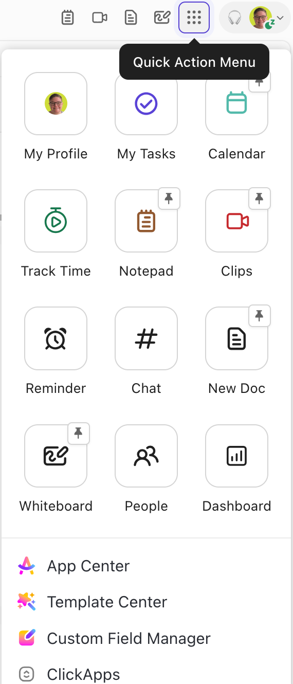 Intro to the toolbar – ClickUp Help