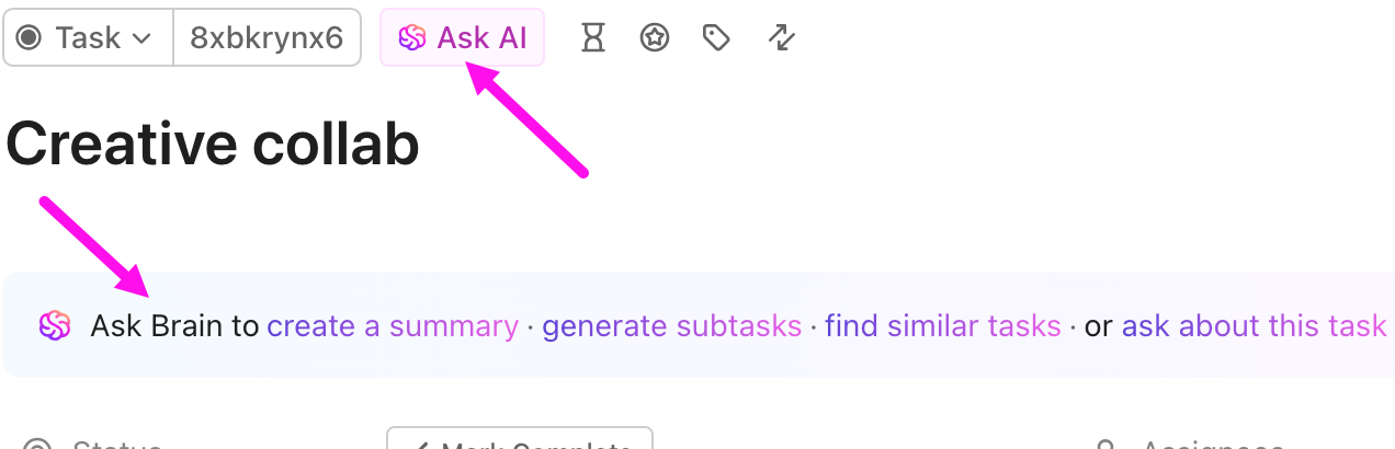 Manage tasks with ClickUp AI – ClickUp Help