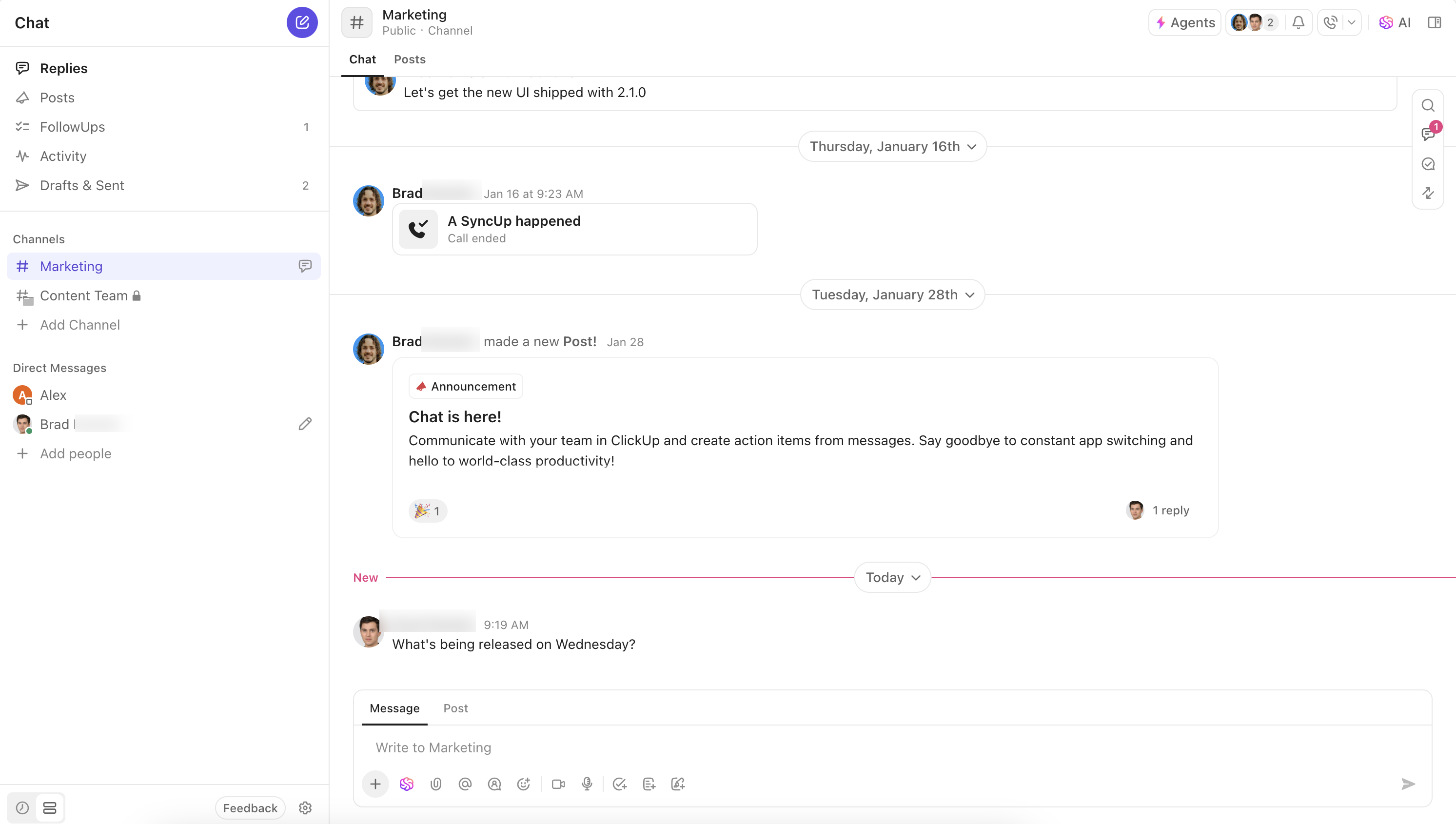 What is Chat? – ClickUp Help