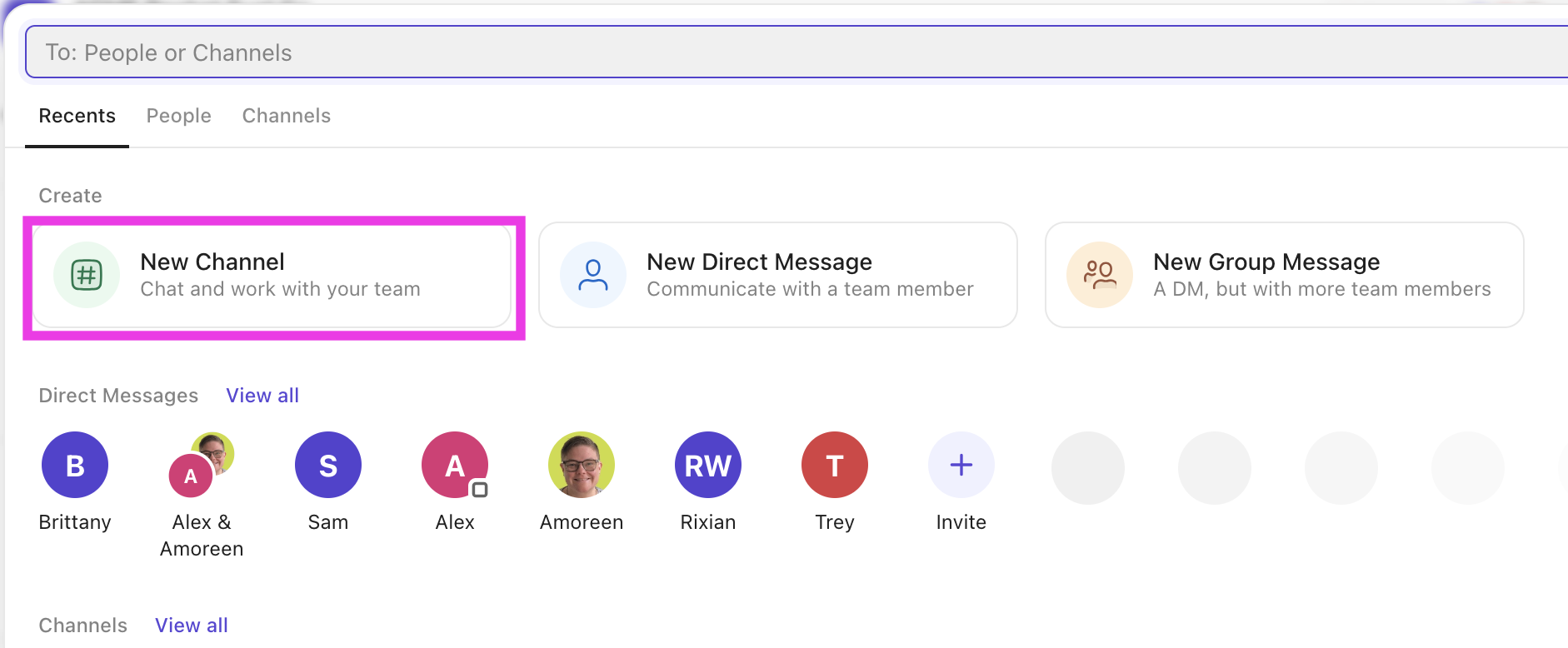 Create a Channel – ClickUp Help