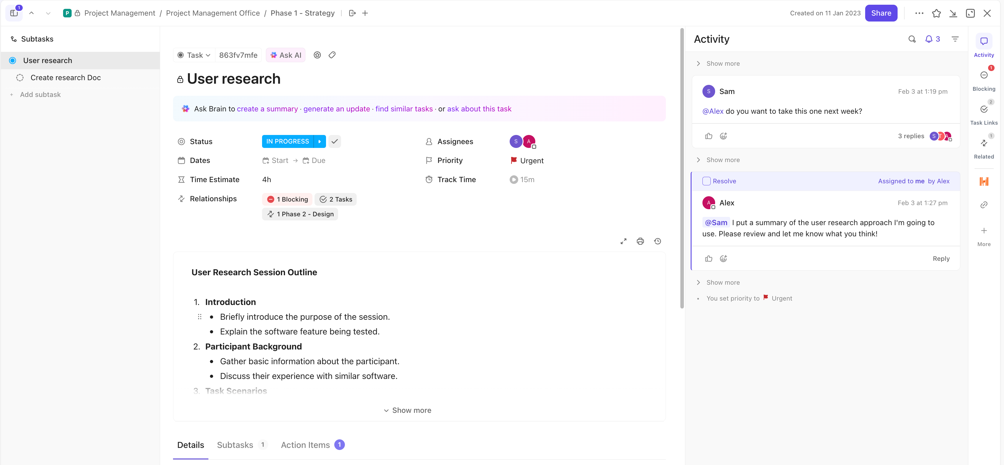 Task layouts – ClickUp Help