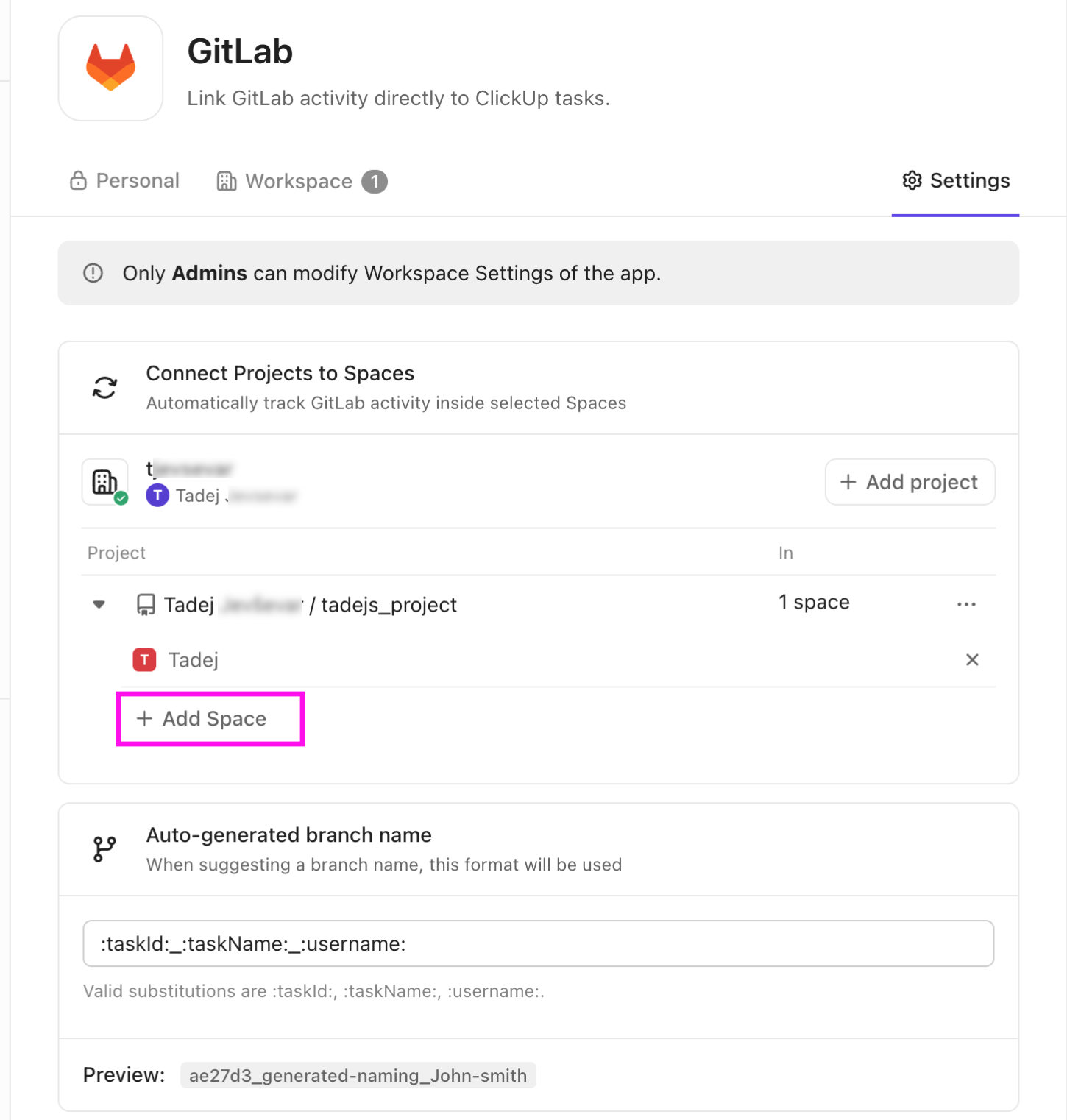 GitLab integration – ClickUp Help
