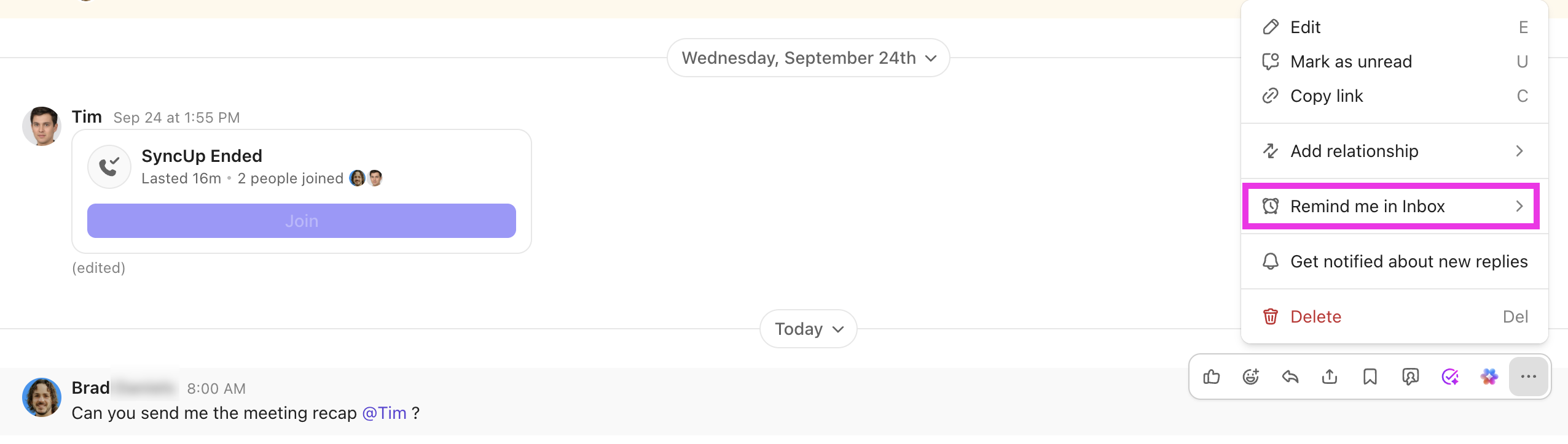 Create a reminder – ClickUp Help