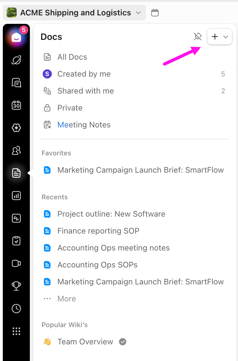 Centro de Documentos – ClickUp Help
