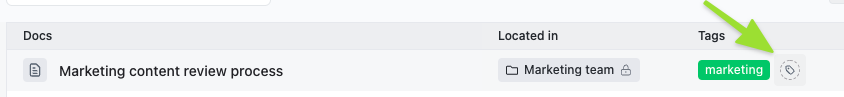 Doc tags – ClickUp Help