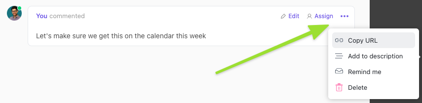 Intro to comments – ClickUp Help