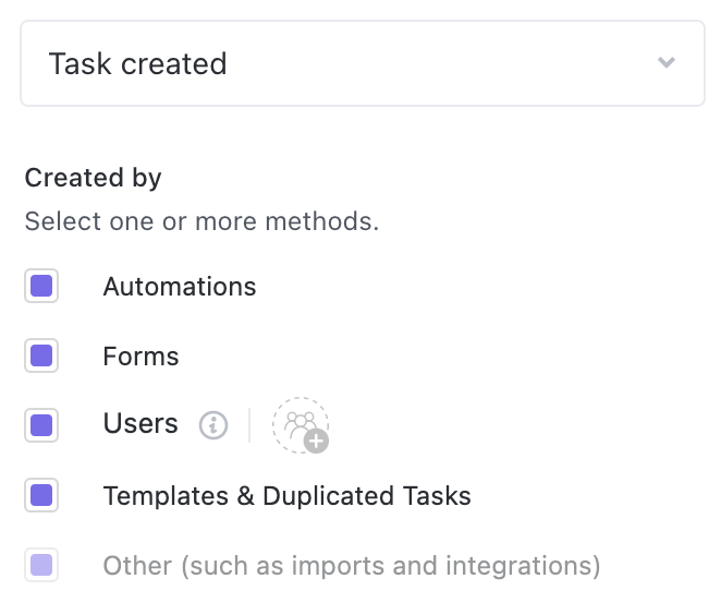 Use Automation Triggers – ClickUp Help