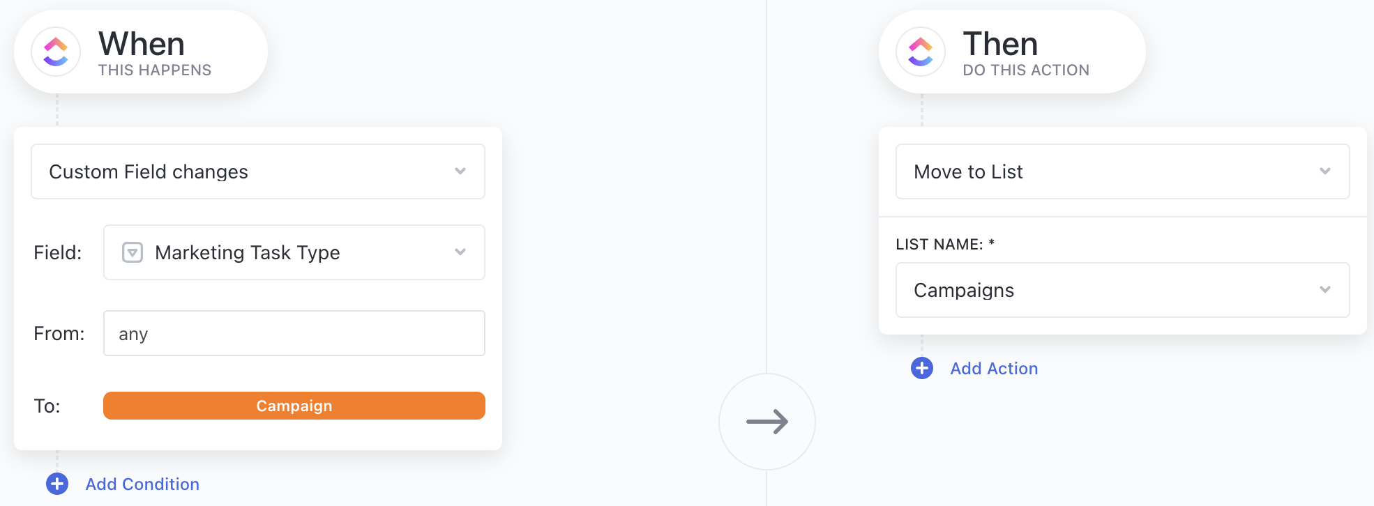 Use Automations for marketing teams – ClickUp Help