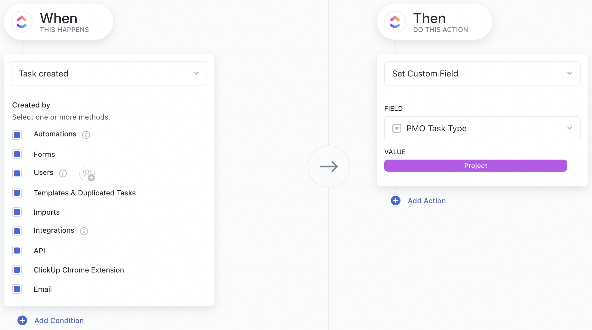 Use Automations for PMO teams – ClickUp Help